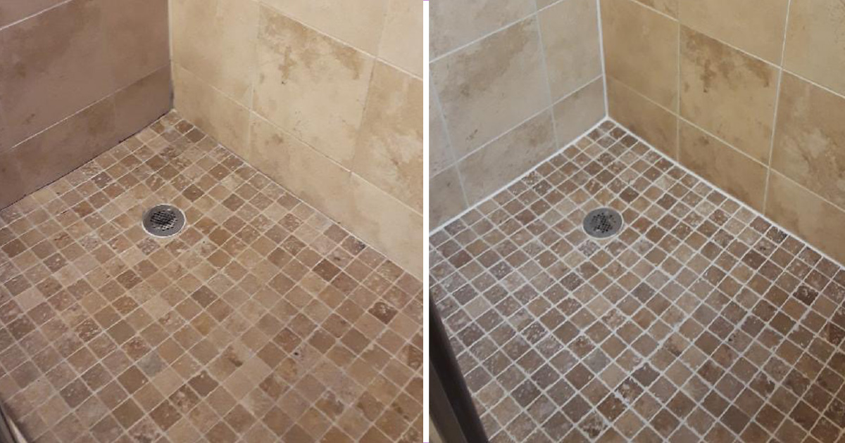 A Shower in Leesburg FL Was Transformed With Our Grout Sealing Process